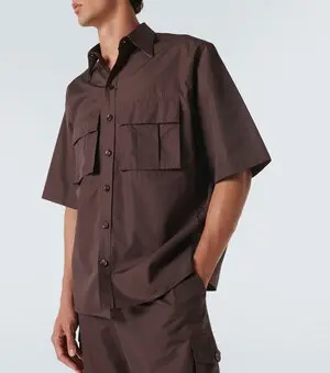 Dolce & Gabbana Cotton And Silk Poplin Shirt