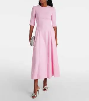 EMILIA WICKSTEAD Georgie Wool Midi Dress