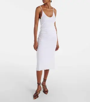 Khaite Leesel Jersey Slip Dress