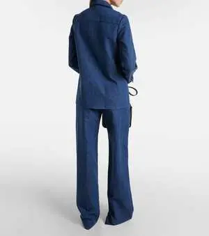 Gabriela Hearst Cruz Cotton And Linen Shirt