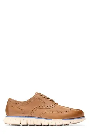Cole Haan Zerøgrand Remastered Wingtip Derby Sneaker - Farro/vanilla