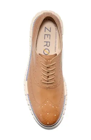 Cole Haan Zerøgrand Remastered Wingtip Derby Sneaker - Farro/vanilla