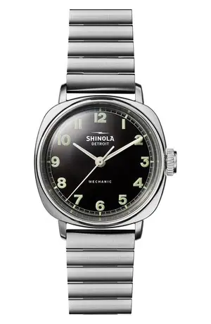 Shinola Mechanic Bracelet Watch