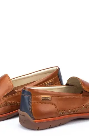 Pikolinos Marbella Leather Driving Shoe - Brandy