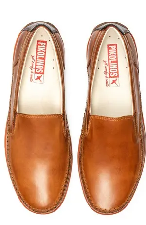 Pikolinos Marbella Leather Driving Shoe - Brandy