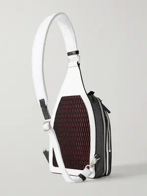 Christian Louboutin Loubifunk Spiked Leather Sling Backpack  display picture 1