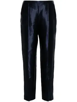 Giorgio Armani Seam-detail Trousers - Blue