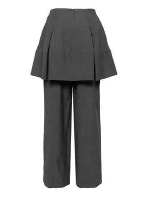 ENFOLD Layered Wide-leg Trousers