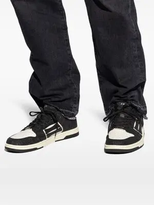 Amiri Shimmer Skel Top Low Sneakers