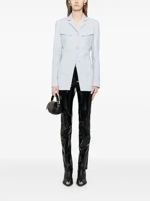 Off-White Tailored Blazer With Embroidered Logo