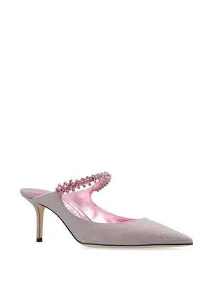 JIMMY CHOO Bing Crystal Embellished Mules