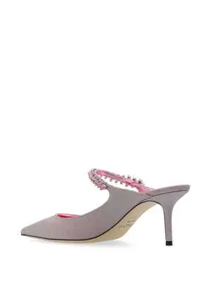 JIMMY CHOO Bing Crystal Embellished Mules