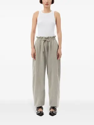 GANNI Elasticated Waist Trousers