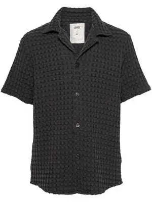 OAS Company Cuba Camp-collar Shirt - Grey