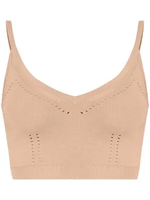 Max Mara Fine-knit Cropped Top