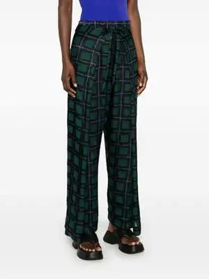 Henrik Vibskov Check-patterned Trousers