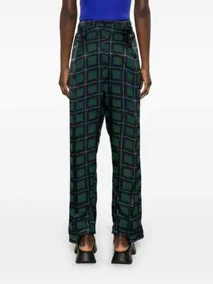 Henrik Vibskov Check-patterned Trousers