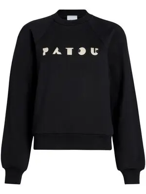 PATOU Art Deco Embroidered Sweatshirt