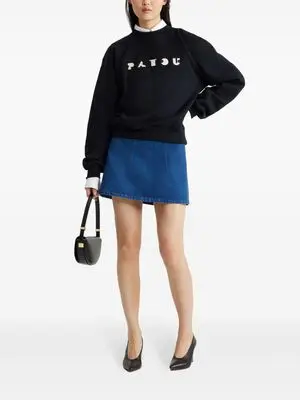 PATOU Art Deco Embroidered Sweatshirt