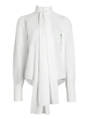 PATOU Lavallière Blouse - White