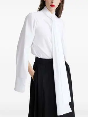 PATOU Lavallière Blouse - White