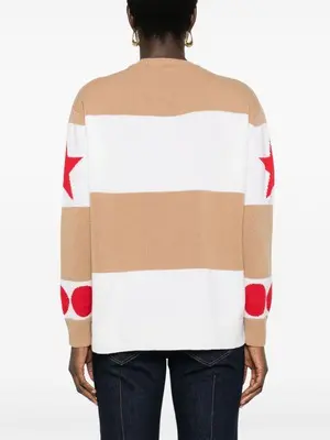Max Mara Dirce Striped Jumper - Brown