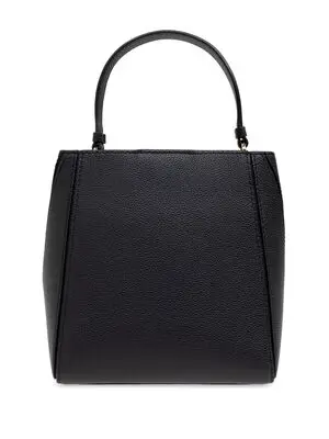 Tory Burch Mcgraw Leather Bucket Bag - Black