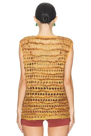 HARAGO Textured Tank Top