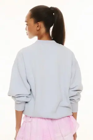 LoveShackFancy Palo Americana Fleece Pullover Neutral
