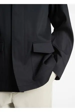 Vince Short Mac Coat - Black