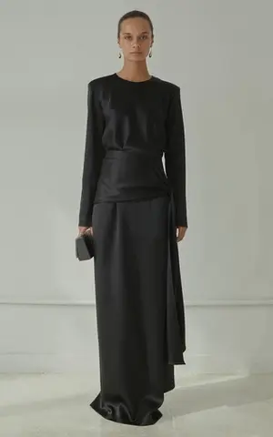 HEIRLOME Ruth Crewneck Silk Top Only