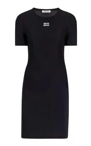 Miu Miu Knit Jersey Dress