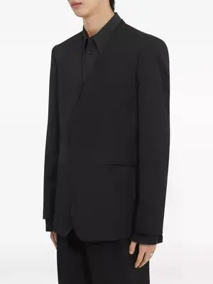 MAISON MARGIELA Single-breasted Twill Blazer - Black