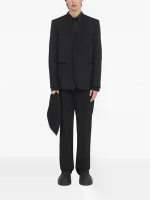 MAISON MARGIELA Single-breasted Twill Blazer - Black