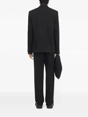 MAISON MARGIELA Single-breasted Twill Blazer - Black