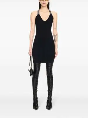 Off-White Logo-jacquard Mini Dress