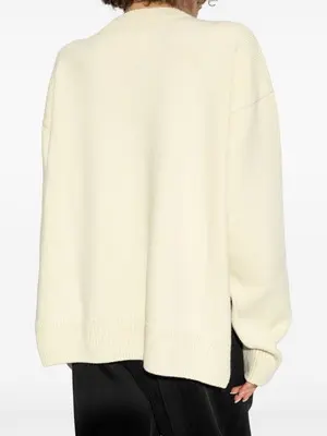 JIL SANDER Drop-shoulder Jumper - Neutrals
