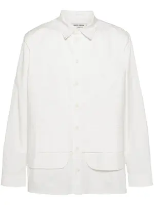 Henrik Vibskov Ants Poplin Layered Shirt - White