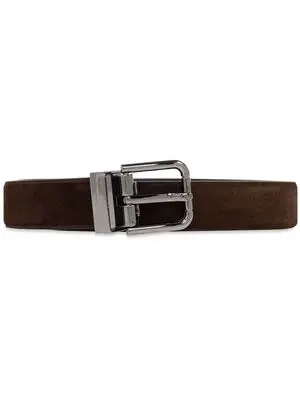 Dolce & Gabbana Buckled Leather Belt - Brown