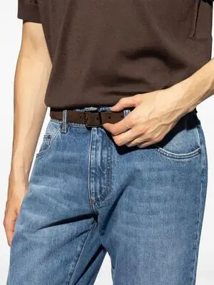 Dolce & Gabbana Buckled Leather Belt