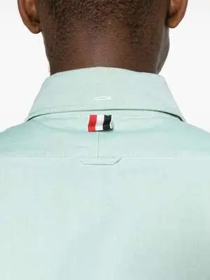 Thom Browne Armband-embellished Cotton Shirt - Green