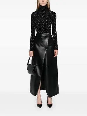 Rabanne Gem-embellished Top - Black