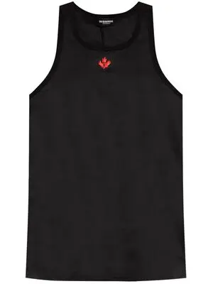 Dsquared2 Embroidered-logo Cotton Tank Top