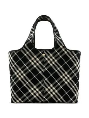 Burberry Vintage Check Tote - Black