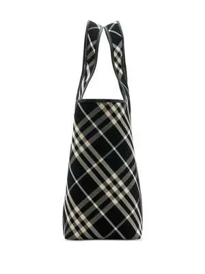 Burberry Vintage Check Tote - Black