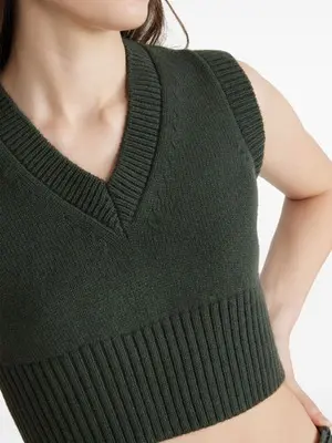 PATOU Cropped Vest