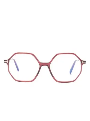 TOM FORD Geometric Frame Eyeglasses