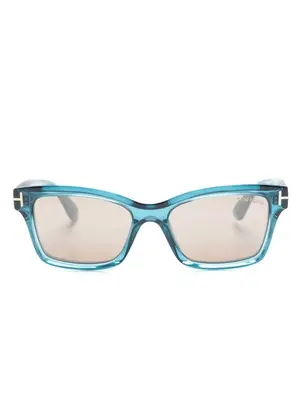 TOM FORD Rectangle Frame Sunglasses - Blue
