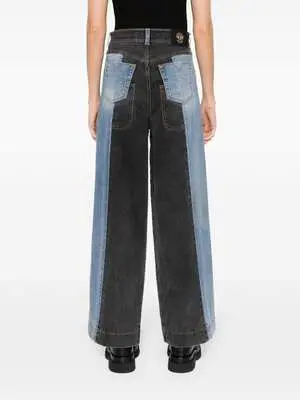Versace High-rise Wide-leg Jeans