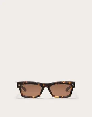 Valentino Garavani V-sharp Rectangular Sunglasses